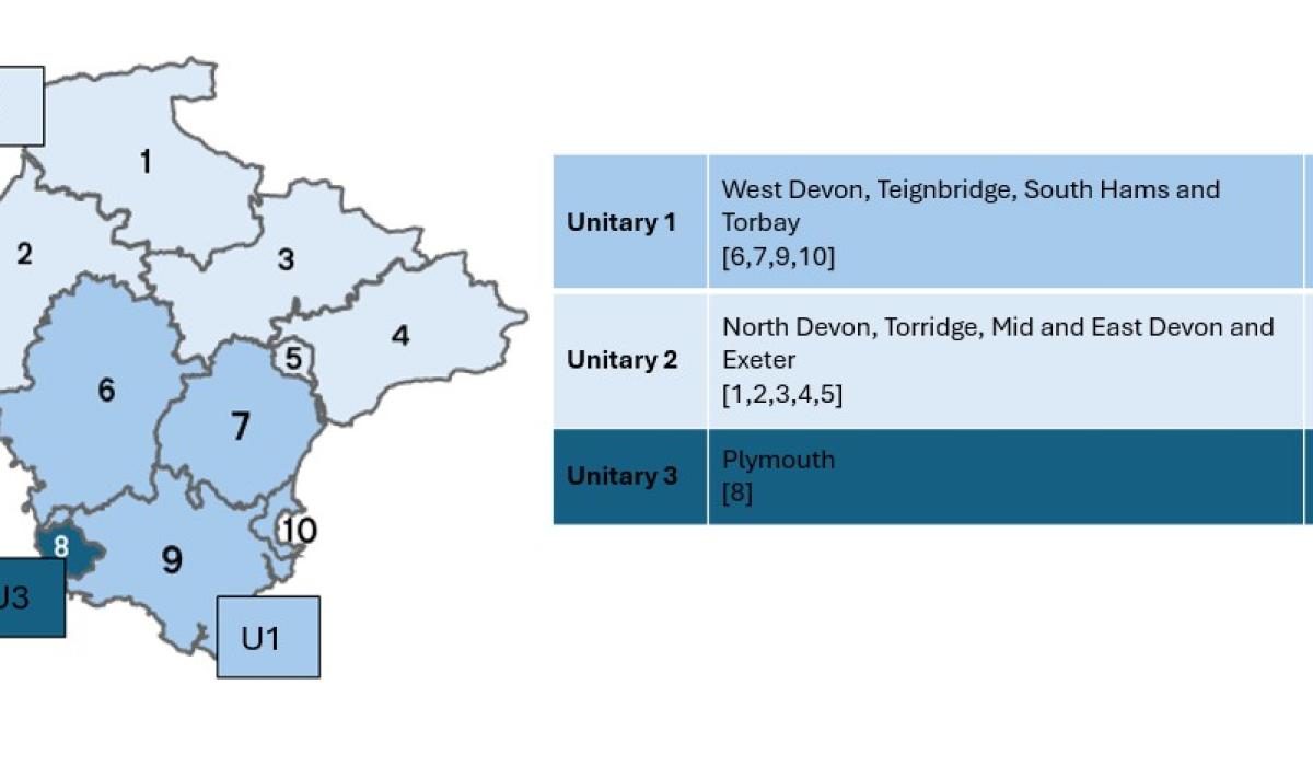 Devon’s District Councils unite to propose new Local Government structure