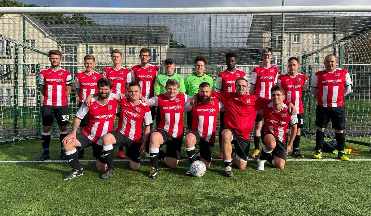 Deaf football team is striking out