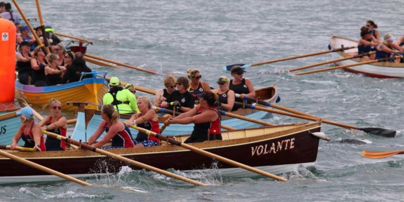 Vets Champs for Pilot Gig Rowing