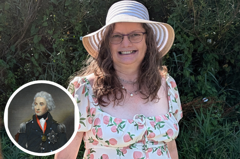 Meet the South Brent woman who is a direct descendant of Lord Nelson