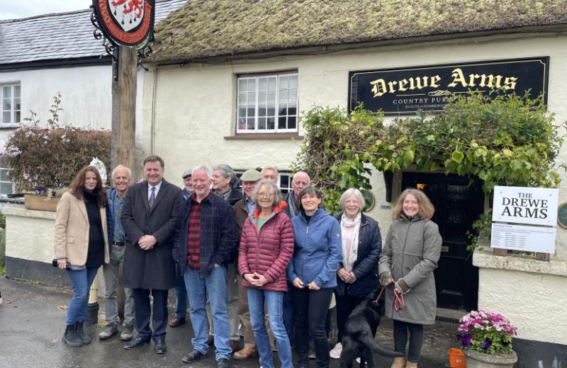 Central Devon MP Mel Stride backs 'Save the Local' campaign to protect pubs