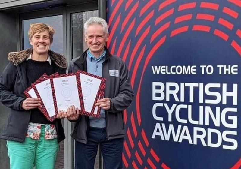 British cycling awards for Devon duo