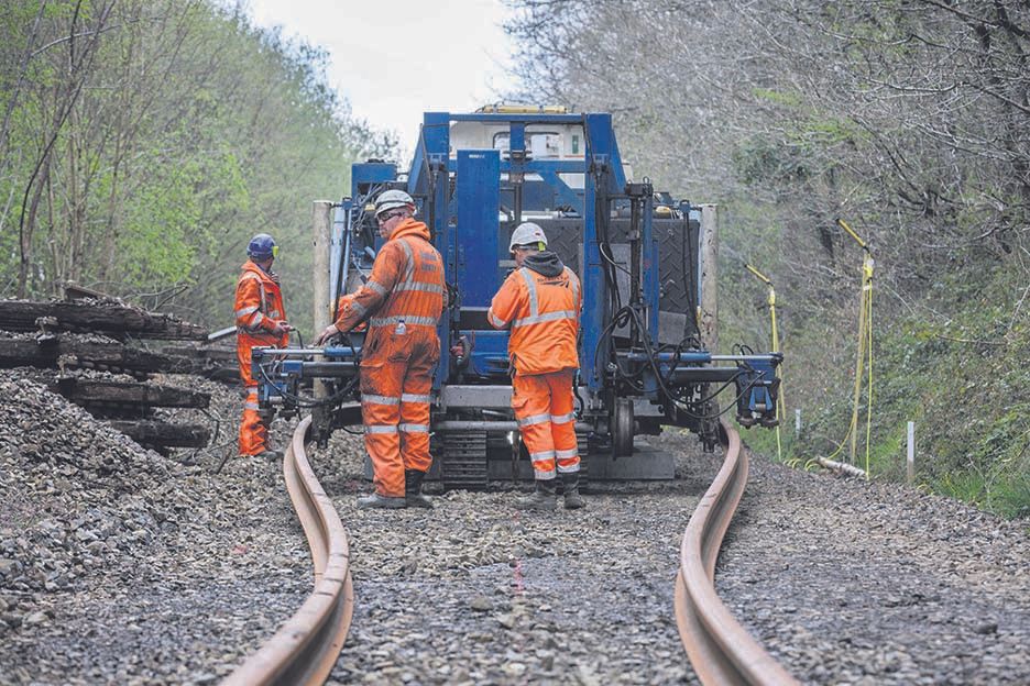 Right on track – Network Rail reaches key milestone on Dartmoor Line