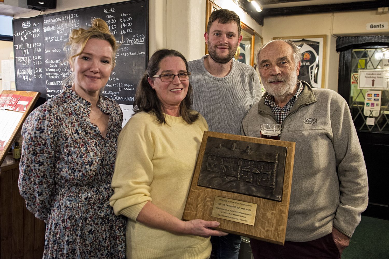 Surprise award presentation for maintaining the social and commercial ...